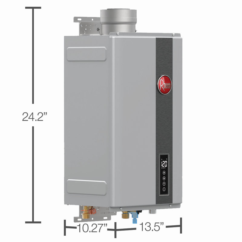 Rheem High Efficiency Non-Condensing Indoor 8.4 GPM Tankless Gas Water Heater | Wayfair